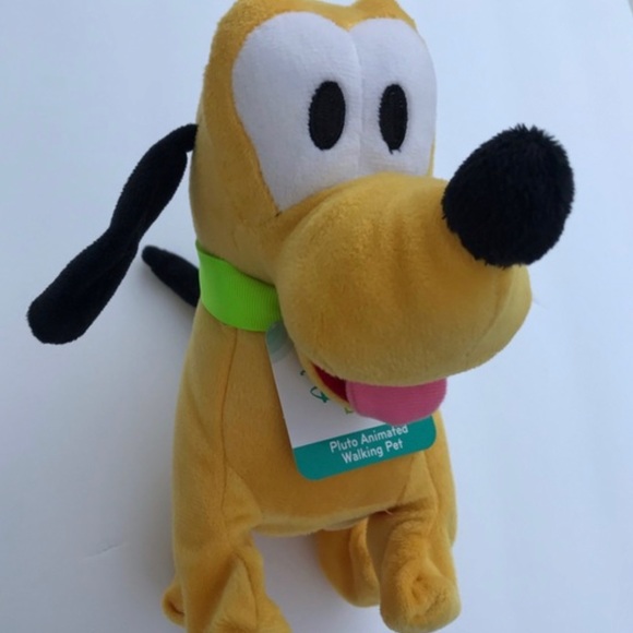 Disney | Toys | New Disney Baby Pluto Animated Walking Plush With Sound ...
